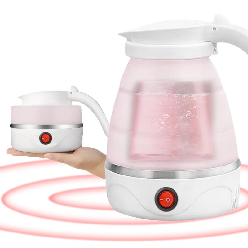 Aseech 折りたためる電気ケトル 温度調節機能付 携帯ポットシリコン キャンプ 電気ポット アウトドア 携帯 海外対応 持ち運び 湯沸かしコンパクト 空焚き防止 コンパクト キャンプ 海外でも【安 全機能】空焚き防止機能と沸騰時自動電源...