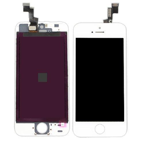 SZM i Phone 5 タッチパネル（フロントガラスデジタイザ）タッチパネル 液晶パネルセット (5S白)