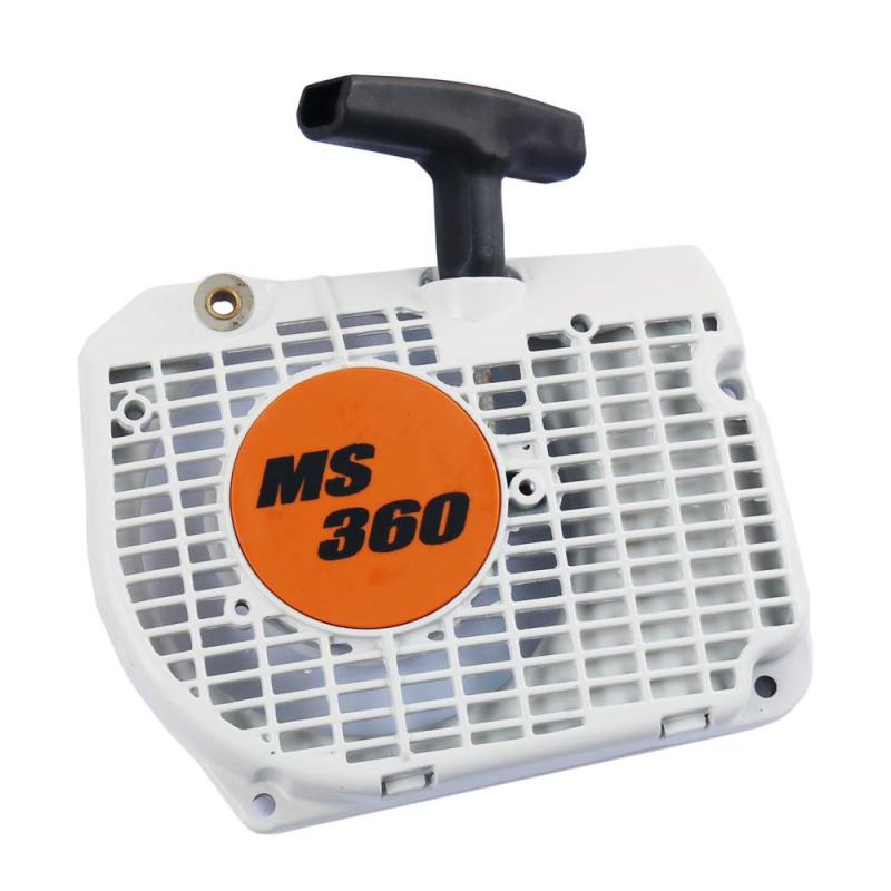 QHALEN Stihl Ms360 036 MS340 034チェーンソー用リール巻き戻しプルスターターアセンブリ交換新しい高品質アフターマッケートの交換部品は、リコイルスターター巻き戻しアセンブリを引いてチェーンソーモデル036 MS3...