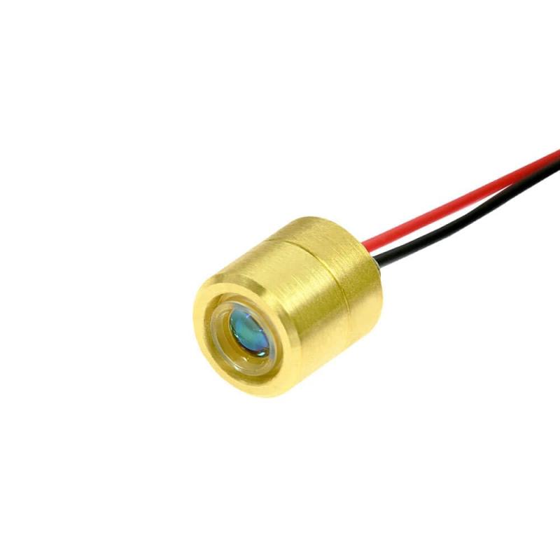 Quarton 微小光点赤色レーザーモジュール VLM-635-63-LPT-200 (光点<0.13mm, フォーカス: 20cm)(波長：635 nm, クラス2)波長：630~645 nm。赤色レーザー。レーザー最大出力: 1m...