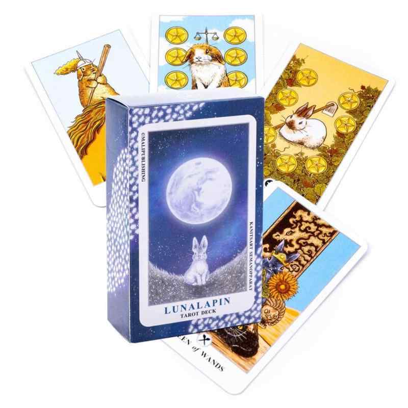 ルナラピンうさぎタロット,Lunalapin Rabbit Tarot,tarot deck,12X7 Funny Game✔商品名：ルナラピンうさぎタロット✔手順：添付の紙のガイドは、使用法を理解し、質問に答えるのに役立つツールです。✔最...