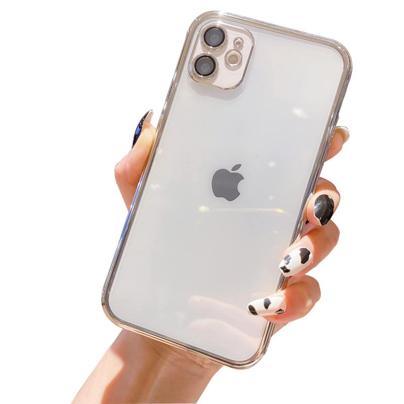 VIVINN 対応 スマホケース iPhone14 ケース クリア カメラレンズ保護 ソフトケース キラキラ シンプル 光沢 透明 クリアケース アイフォン 人気 大人 個性的 ストラップホール付き 超軽量 薄型 素材：TPU 対応機種：i...