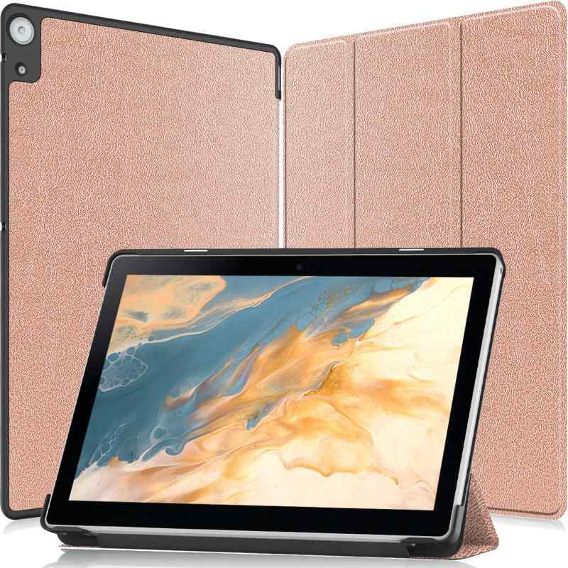 2022年発売 NTTドコモ dtab d-51C タブレット 10.1インチ 用のケース タブレット ケース 新型 FOR dtab d-51C 用のカバー スタンド機能付き 保護ケース 两つ折 マグレット開閉式 薄型 超軽量 全面保護【...