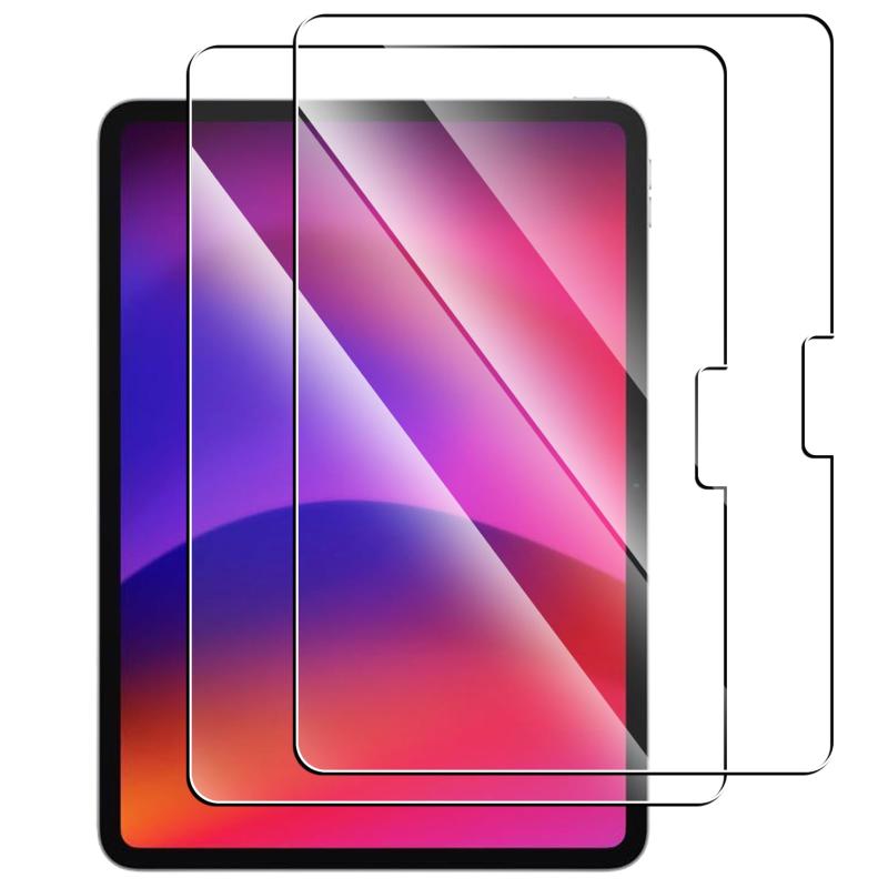 【2枚入】 対応 iPad Pro 11インチ 2024発売 適用のガラスフィルム 対応 iPad Pro 2024 適用の強化ガラス液晶保護フィルム ，超薄型 防止 指紋防止 飛散防止 貼付簡単 液晶保護フィルム 透明 TRkin【対応機...