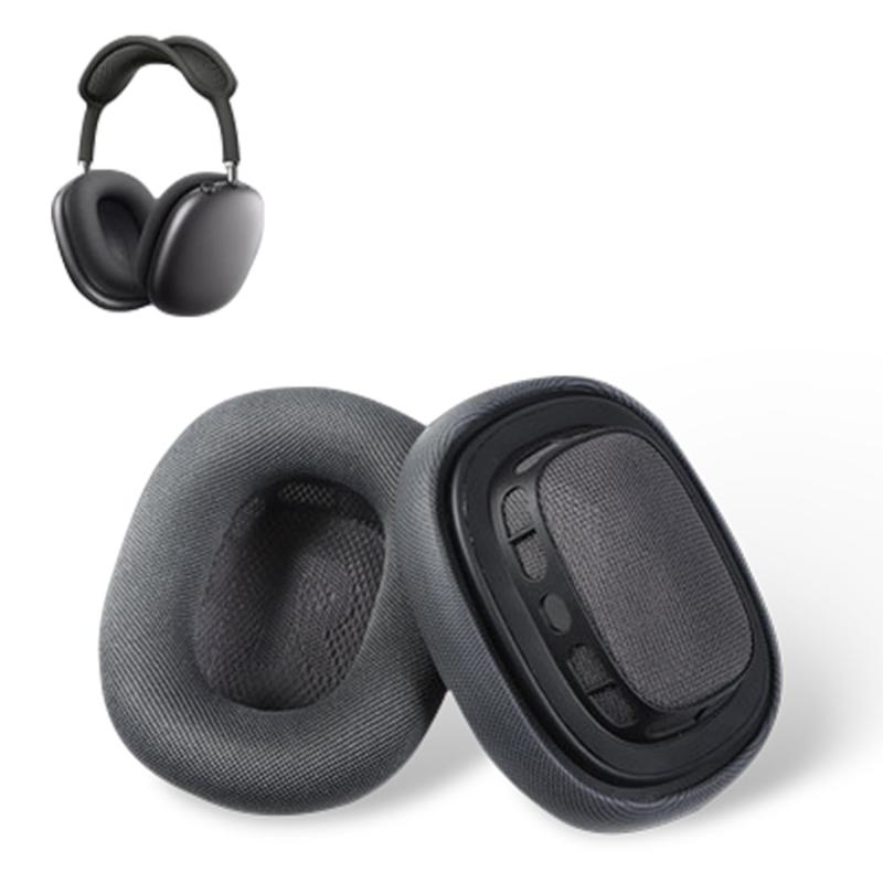 【1ペア】AirPods Max 交換用イヤーパッド イヤーパッド イヤークッション 【NOUKAJU】対応: AirPods Max 交換用イヤーパッド メッシュ生地&amp;メモリーフォームイヤークッション付き 低反発素材 快【対応機種...