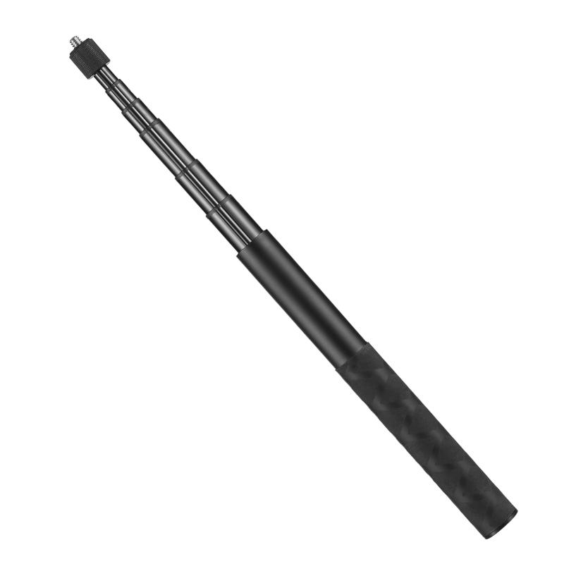 Daconovo 伸縮式 目に見えない自撮り棒 アルミニウム合金 1/4インチネジ 最大長さ120cm/47.2インチ For Insta360 X4/ X3/ ONE X2/ ONE X/ONE RS/ONE R/ONEの交換用