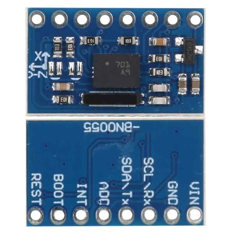 GY‑BNO055 9 軸モジュール、32 ビット MCU、スマートフォン ウェアラブル デバイス用の加速度センサー地磁気センサーおよびジャイロスコープ9 軸センサーおよび MCU リソース (3 軸 12 ビット加速度センサー、3 軸地磁...