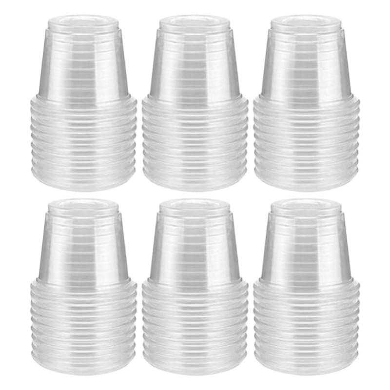 Beaupretty 小型プラスチックカップ200個セット 使い捨て透明ショットグラス 20ml 調味料や試飲用に 家庭 レストラン パーティー用途小さなプラスチックカップ - 家庭、オフィス、レストラン、ホテル、食料品店などの使用に最適な...
