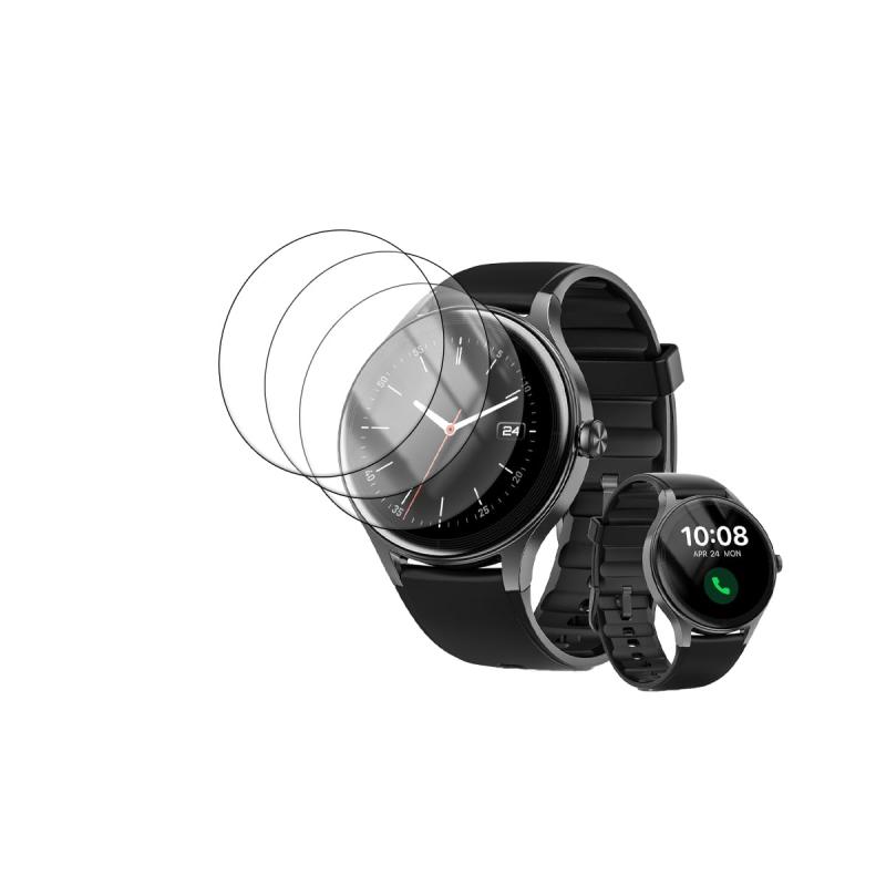 【3枚セット】For BlazeChip スマートウォッチ【レディース 丸型 1.27インチ】フィルム 保護フィルム【SUNZHXIN】完全保護 防水防油指紋防止気泡防止 飛散防止 超薄型 0.3mm 高光透過率【対応機種】BlazeChi...