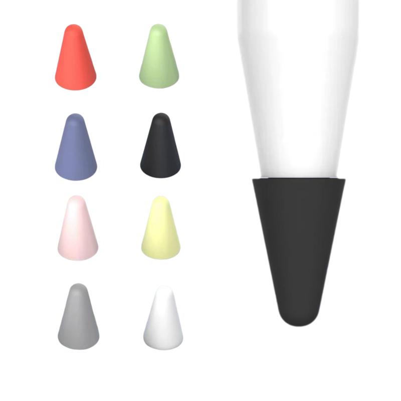 Apple Pencil ペン先 カバー 8色セット 保護 カバー Apple Pencil第1世代と第2世代用 シリコンペン先 キャップアクセサリー 超薄 柔らかい 摩擦を増やす 静かな 滑り止め両世代対応:Apple Pencil 第1...