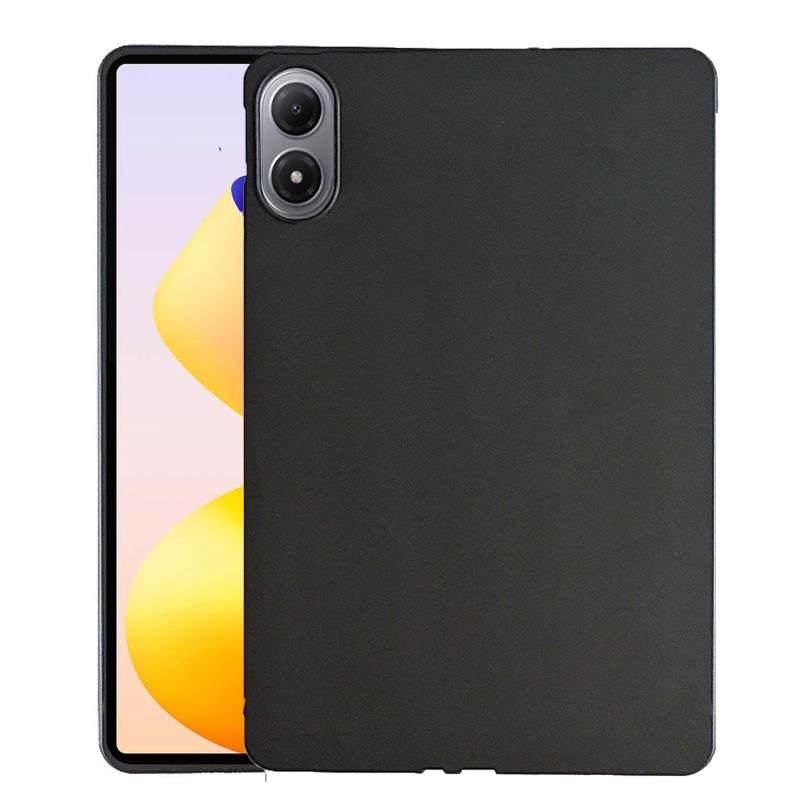 For REDMI Pad 2 Pro ケース カバー 【KUROMORO】 12.1インチ 保護ケース TPU素材 軽量 薄型 擦り傷防止 指紋防止 耐衝撃 黄変防止 REDMI Pad 2 Pro 用 ケース (ブラック)【対応機種】：...