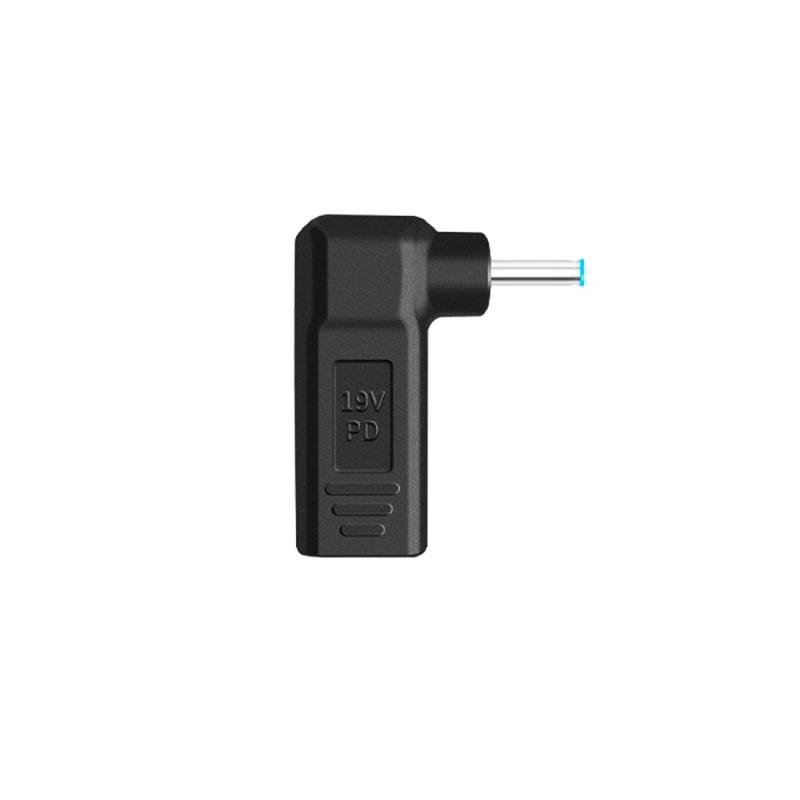 ACアダプター 変換プラグ for HP専用 L字型 変換アダプタ USB C入力 DC 4.5×3.0mm 変換アダプター ノートパソコン PD充電器用 Type C タイプC変換プラグ for ヒューレットパッカード 対応 ノートパソコ...