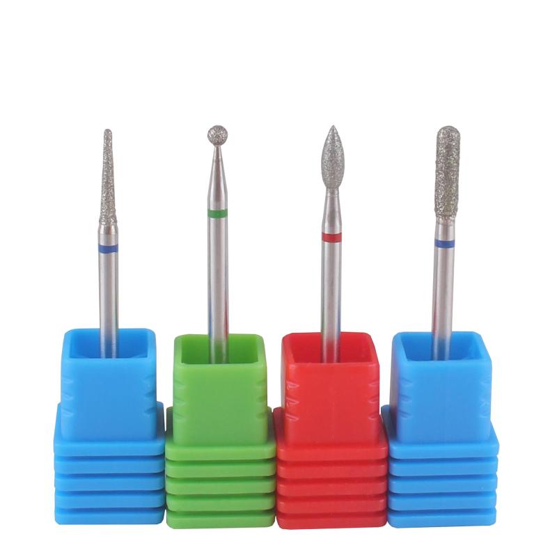 ネイルドリルビット 3/32インチ キューティクルクリーン ダイヤモンド ネイル用品 ビット