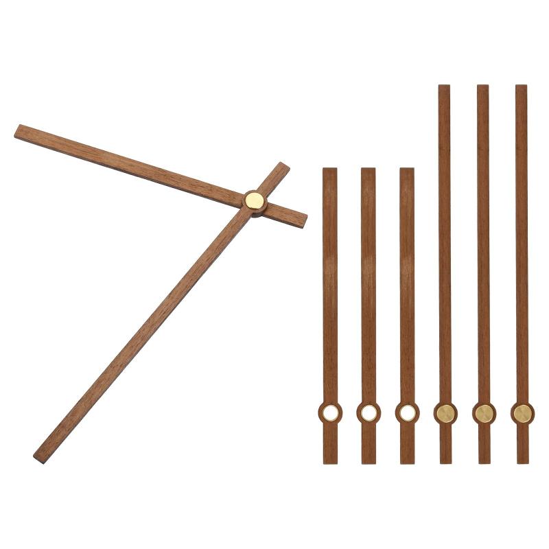 PATIKIL Replacement Clock Hands Kit, Wooden Mechanism Movement Hands Parts Replacement for Wall Clock Repair DIY Home Ar...