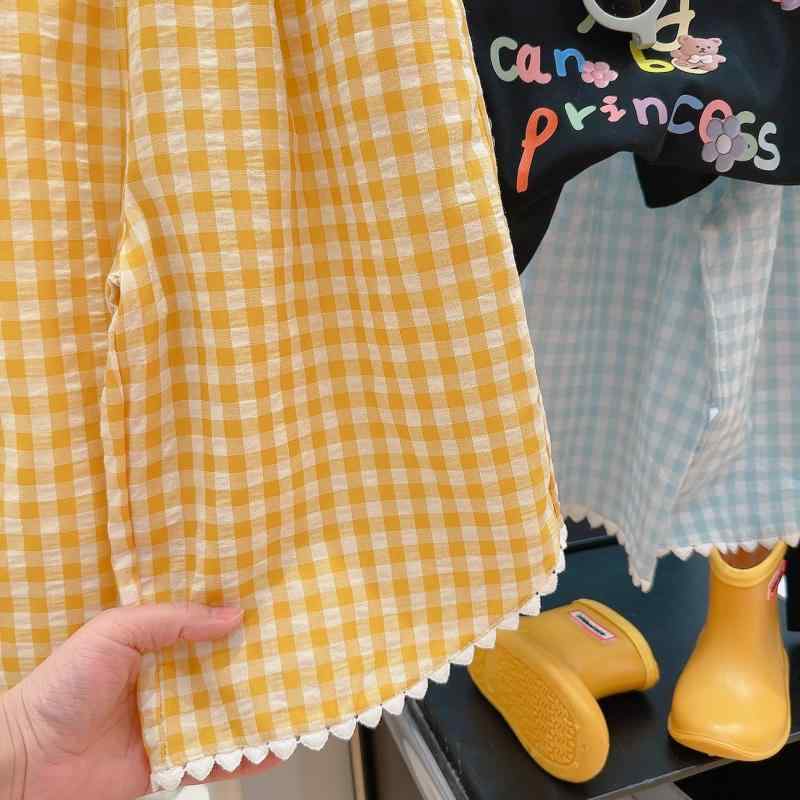 ・カテゴリ: 子供服セット・性別: 女児・スタイル: 韓国風・セット内容: 2点セット（トップス、パンツ）・袖丈: 半袖・パンツ丈: ロングパンツ・厚み: 薄手・柄: 無地・素材: 綿100%・安全基準: A類・留め具の種類: プルオーバー...