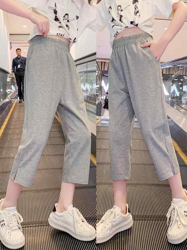 ・カテゴリ: 童パンツ・スタイル: 韓国風・主な素材: 綿95%・安全基準: B類・パンツ丈: 7分丈・対象性別: ユニセックス・対象年齢: 中小童（3〜8歳、100〜140cm）・パンツスタイル: カジュアルパンツ・生地加工: 柔軟処理・...
