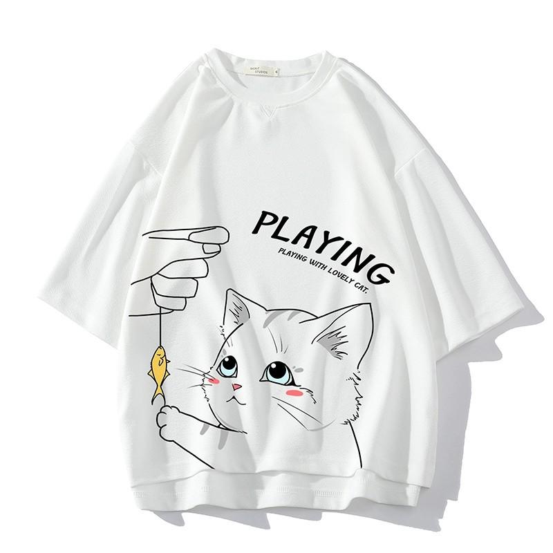 ・カテゴリ: Tシャツ・スタイル: 港風・主な素材: ポリエステル95%・柄: アルファベット・シルエット: ルーズフィット・対象: 青少年・ネックライン: クルーネック・袖丈: 7分袖・生地の厚さ: 薄手・素材名: アリ生地・着用シーン:...