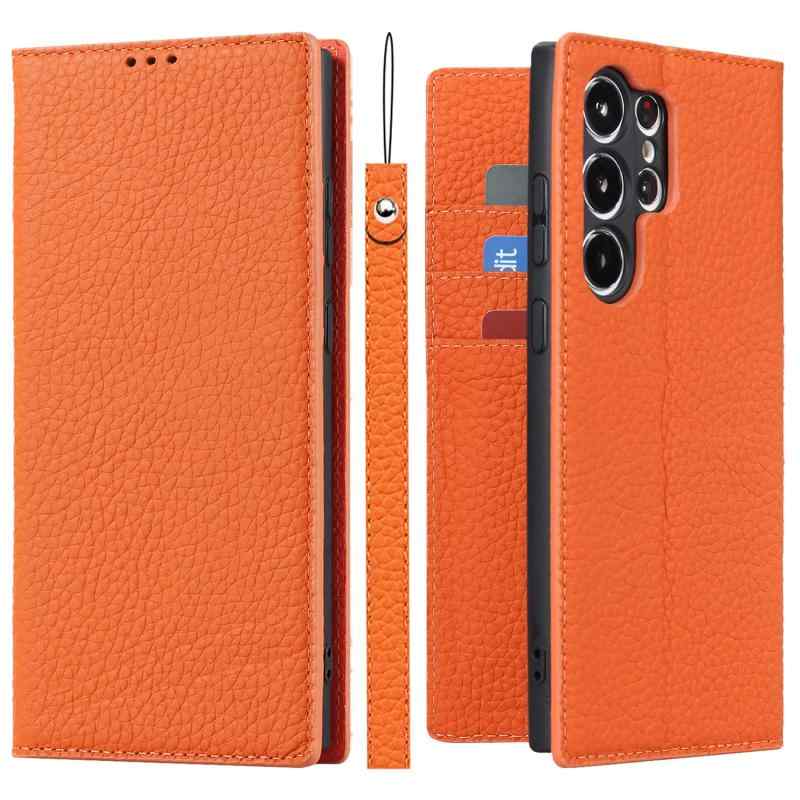 Litchi pattern case Pelanty For Galaxy S23 Ultra