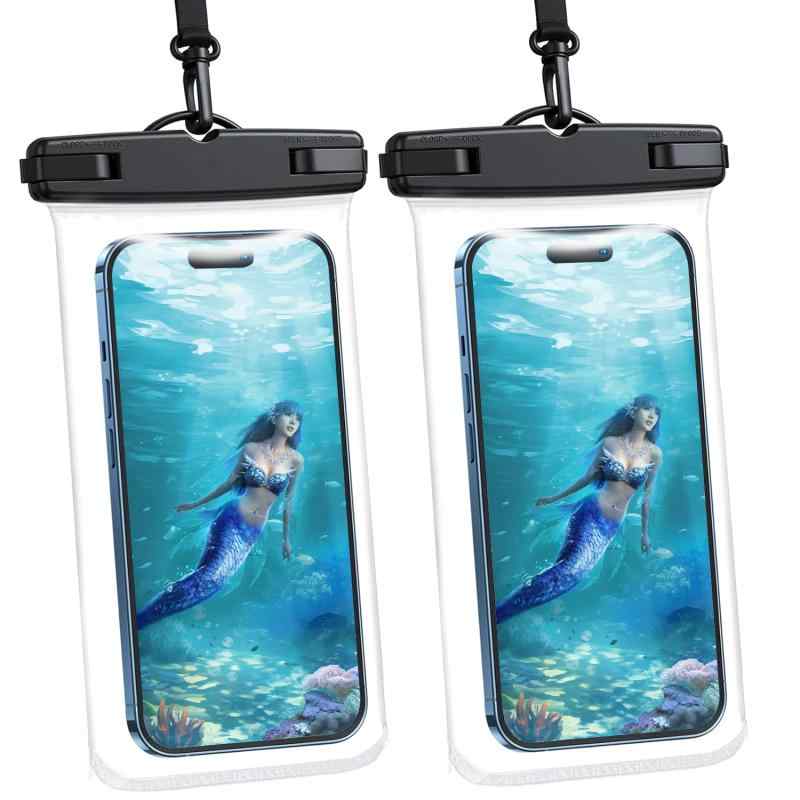 【2026最新2枚セット】Seaqinhey スマホ 防水ケース IPX8認証 すまほ ぼうすい カバー プール お風呂 水中撮影 スマホ防水ケース ぼうすい アイフォン スマフォ すまほ アイホン 携帯 けいた【高品質なTPU素材・水中撮...