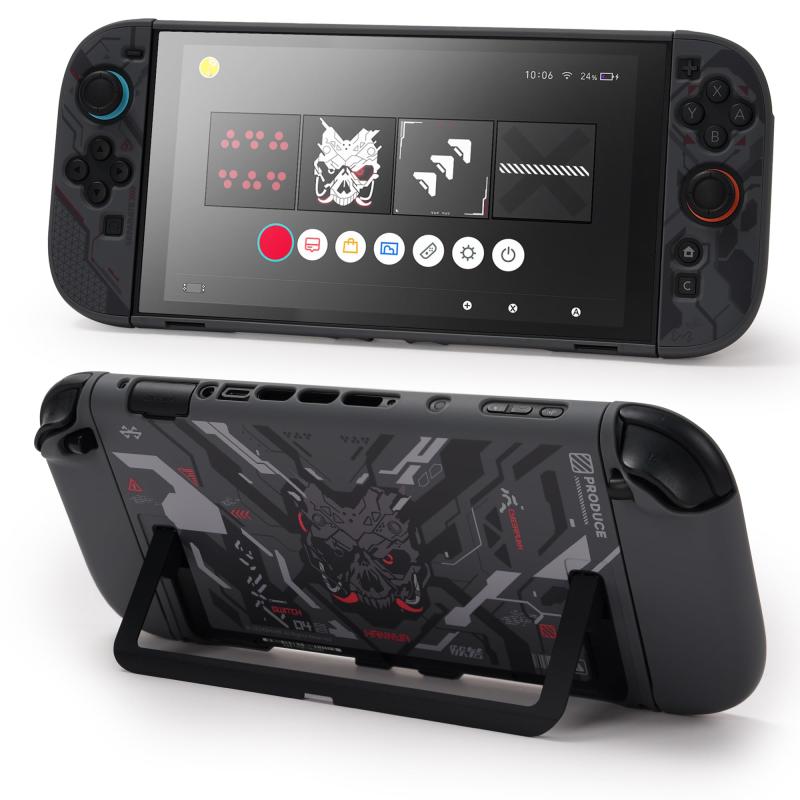 GeekShare Switch2カバー スイッチ2025 Switch2対応カバー PC製 joy con 全面保護 薄型 傷防止 汚れ防止 耐衝撃 取り外し簡単-サイバーメカ「令和7年2025年最新版‼対応機種」旧型Switch／OLE...