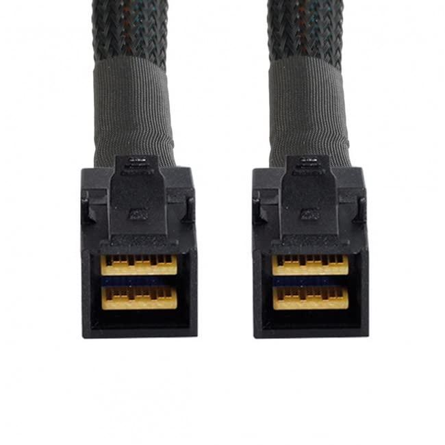 xiwai Mini-SAS HD SFF-8643内部から高密度HD SFF-8643 Mini-SASデータサーバディスクアレイケーブル50 cm内部 Mini SAS HD SFF-8643 から Mini SAS 高密度 HD SF...