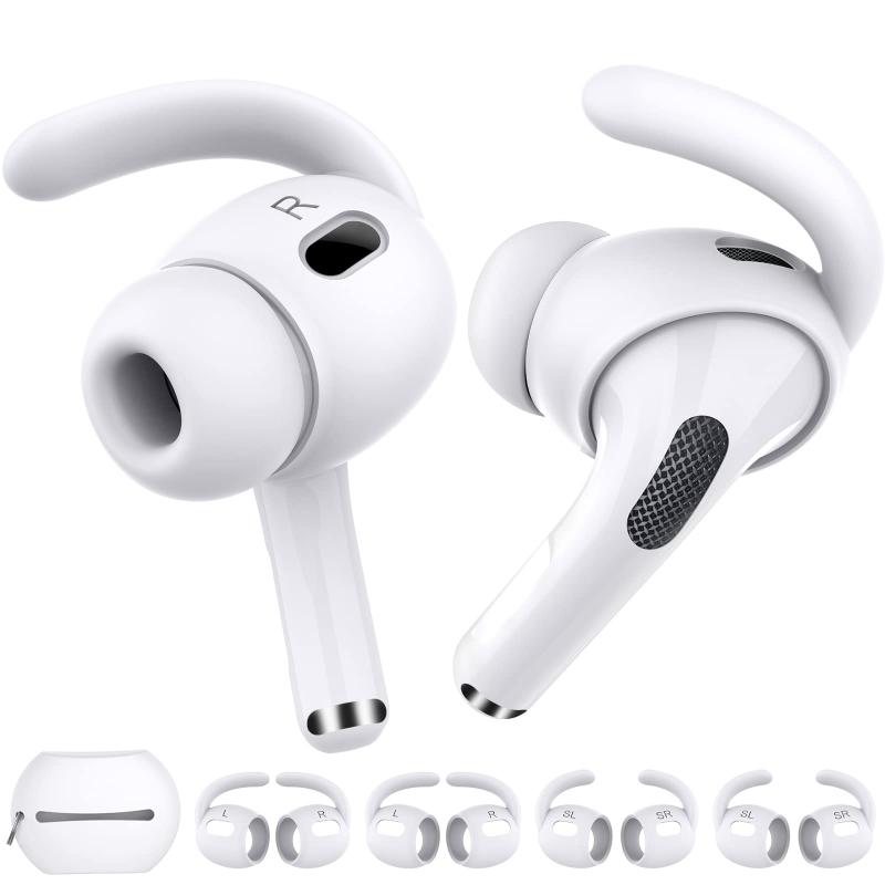 AhaStyle AirPods Pro 用イヤーフック イヤーピース ズレ解消 落ち防止 Apple AirPods Pro 適用 【付けたまま充電できません】【AIRPODS PROにフィット】このイヤーフックはAirPods Pro ...