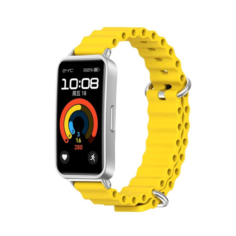 [Etsbaocy] バンド Huawei Band 10/10 Aluminum Edition/Band 9/8 対応 交換バンド シリコン スポーツ オーシャン 替えベルト柔らかい 防水 耐汗性 耐久性 軽量 メンズ レディース用