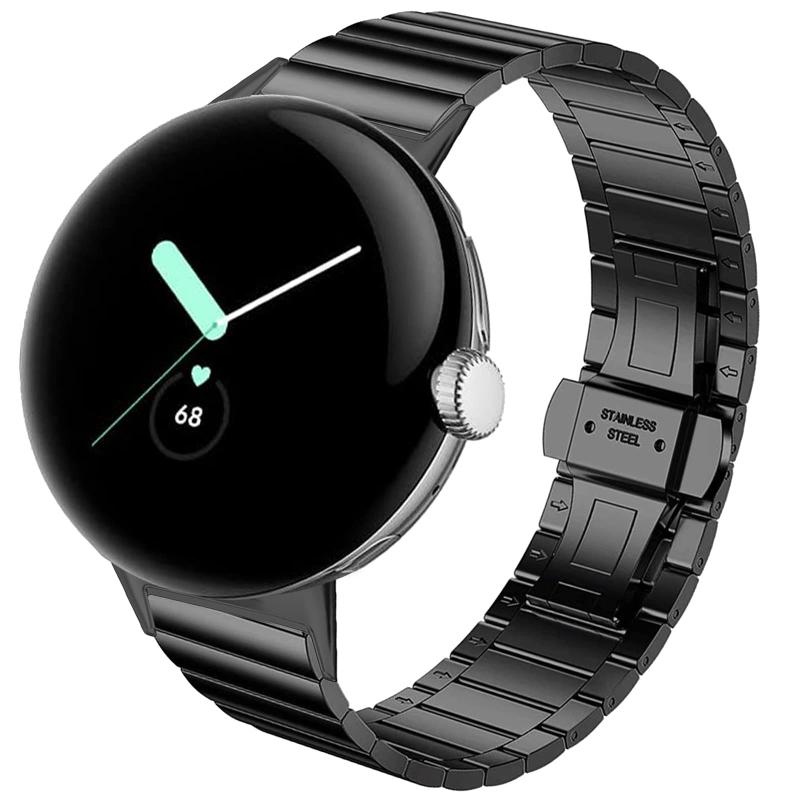 Miimall For Google グーグルPixel Watch/Pixel Watch2/Pixel Watch 3 41mm専用バンドステンレスバンド ビジネス Google Pixel Watch 2 2023 Pixel Wat...