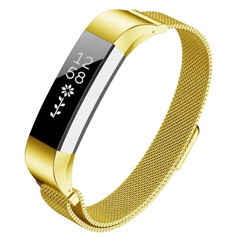 Kutop for Fitbit Alta Hr バンド, Altaのためのステンレススチール調節可能 バンド交換ストラップバンドFitbit Alta（HR Heart RateとFitness Wristband Only用に特別に設計...