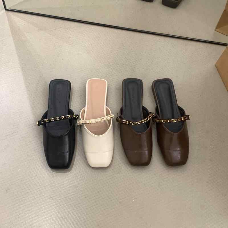 ・カテゴリ: サンダル（バックストラップ）・カラー展開: ブラック、アプリコット、ブラウン・サイズ展開: 35、36、37、38、39・アッパー素材: マイクロファイバー・スタイル: 韓国風・つま先形状: スクエアトゥ・ソール素材: ゴム・...