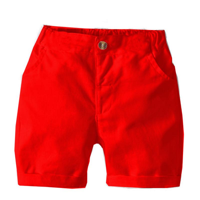 ・カテゴリ: 子供用パンツ・スタイル: 韓国風・主な素材: 綿95%・安全基準: A類・着丈: ショートパンツ・対象性別: 男女共用・対象年齢: 乳幼児（1～3歳、80～100cm）・ウエスト: ミドルウエスト・カラー展開: レッド（ベルト...