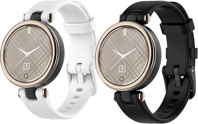 Lamshaw for Garmin Lily バンド, シリコーン 交換バンド ベルト 対応 GARMIN(ガーミン) Lily スマートウォッチ対応機種 : Garmin Lily 腕時計 スマートウォッチ高品質：スポーツバンド。軽さも...