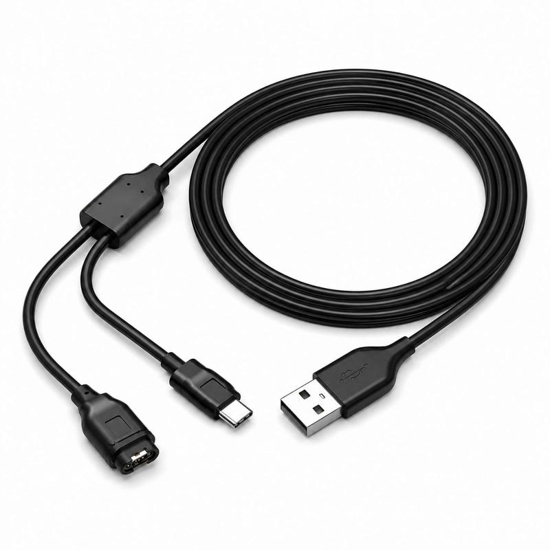TOUFEIYUAN ガーミン用充電ケーブル Garmin 1M ForeAthlete 55 245, Forerunner 235, Instinct, vivosmart4, Venu 2 2S Sq, Fenix 6, Fenix ...