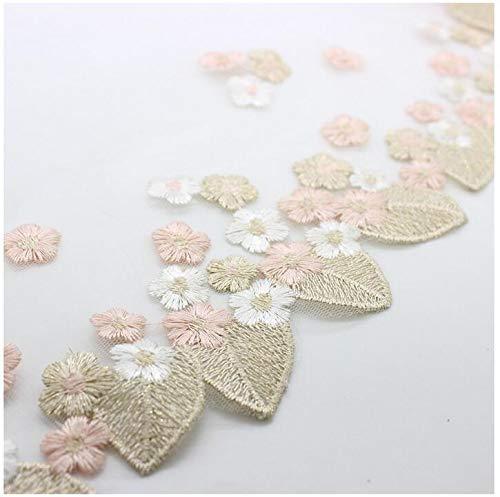Sweetimes お花のチュールレース クラフト レース生地 手芸用品 広幅18cm 3ヤードセット 166セット内容：3ヤード（約2.7メートル）幅：約18cm　素材：ポリエステルピンク系のチュールレース、とても可愛くてきれいです。ドー...