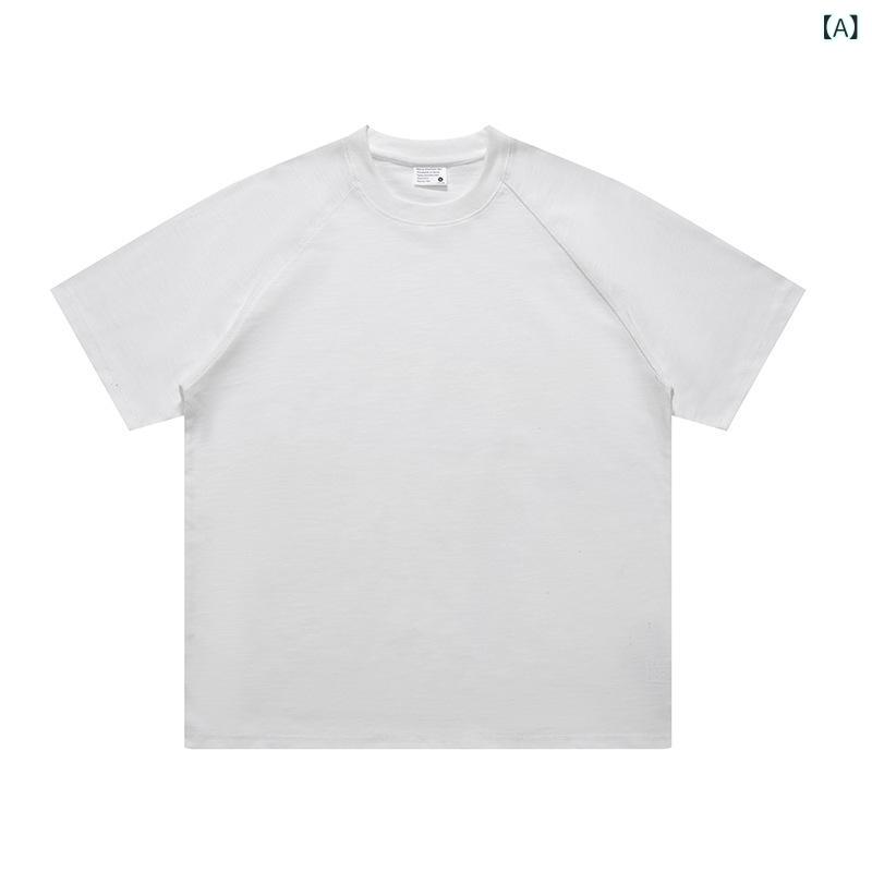 ・カテゴリ: Tシャツ・スタイル: シンプル・主な素材: 竹節綿100%（綿96%以上含む）・柄: 無地・シルエット: ルーズフィット・ネックライン: クルーネック・袖丈: 半袖・袖の種類: ラグラン袖・フード: なし・生地の厚さ: 普通・...