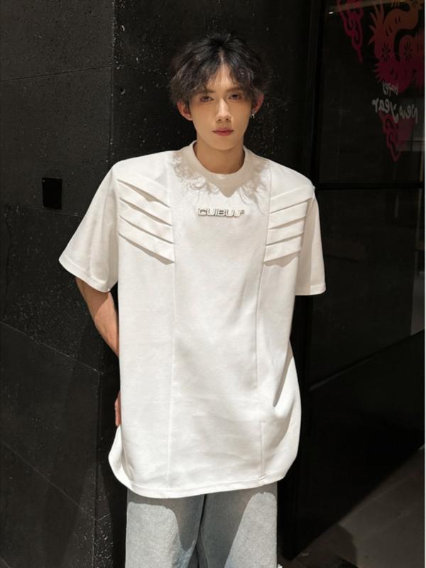 ・スタイル: 港風・主な素材: ポリエステル96%以上・柄: 無地・シルエット: ルーズフィット・対象: 青少年・スタイルカテゴリ: 青春流行・デザイン: プルオーバー・ネックライン: クルーネック・袖丈: 半袖・フード: なし・生地の厚さ...
