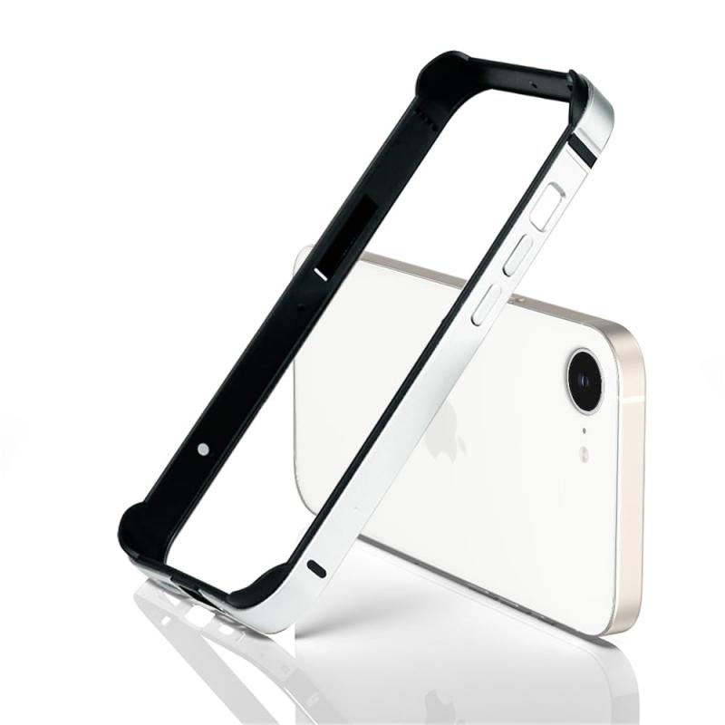 【YMXPY】iPhone16e アルミバンパーケース メタル+シリコンフレーム 二重構造 レンズ保護 軽量 ストラップ穴 耐衝撃 サイドバンパー【アルミとシリコンの二重構造】衝撃に強いアルミ合金製の外層はお使いのスマホ本体を外部からのダメ...