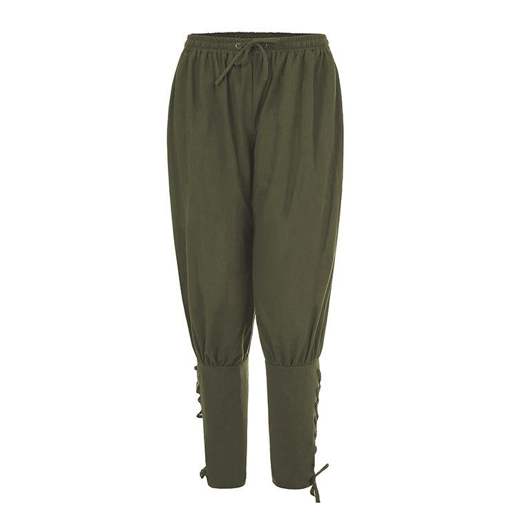 ロングパンツ メンズ レトロ 中世 スチームパンク ステージ衣装 アンクルストラップ カジュアル・スタイル: レトロ・スタイル: 青春カジュアル・パンツスタイル: ジョガーパンツ・フィット感: ルーズ・パンツ丈: ロング・ウエスト: ミドル...