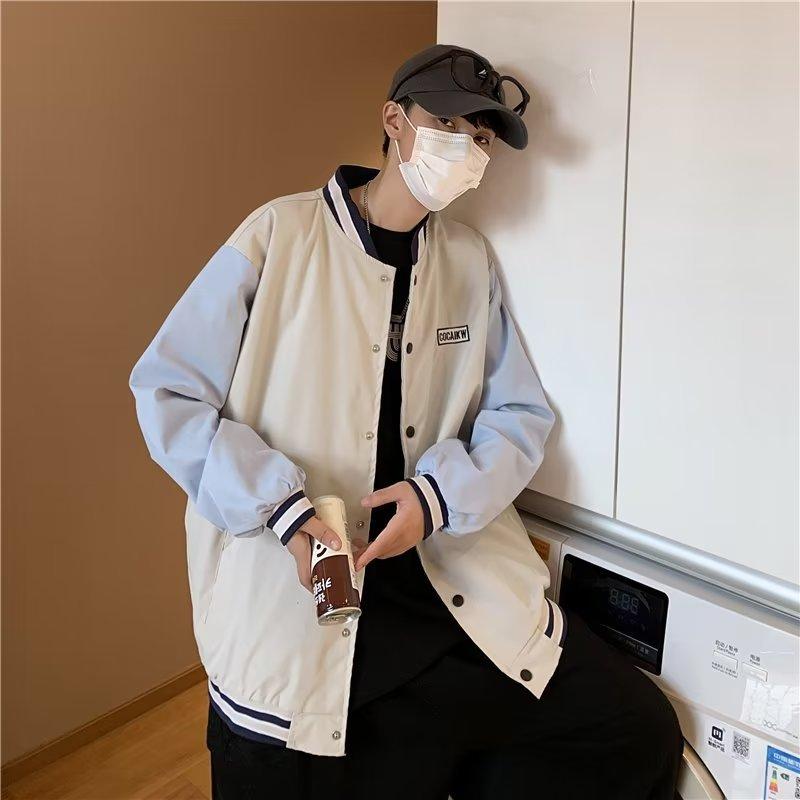 ジャケット メンズ レディース 棒球服 切り替え 棒球ジャケット アウター ヴィンテージ風 原宿系 カジュアル オールシーズン・カテゴリ: 夾克・スタイル: 韓国風、カジュアル・ターゲット層: 青年・領型: 無領・フィット感: ルーズ・厚さ...
