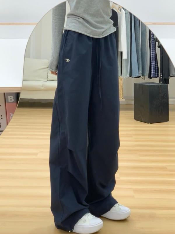アメリカレトロ 服装の パンツ レディース カジュアル スポーツの パンツは スリム生地名: ポリエステル繊維（ポリエステル）主な生地構成: ポリエステル（ポリエステル繊維）ブランド: 義烏夏宇の服装商品番号: xy0055スタイル: オー...