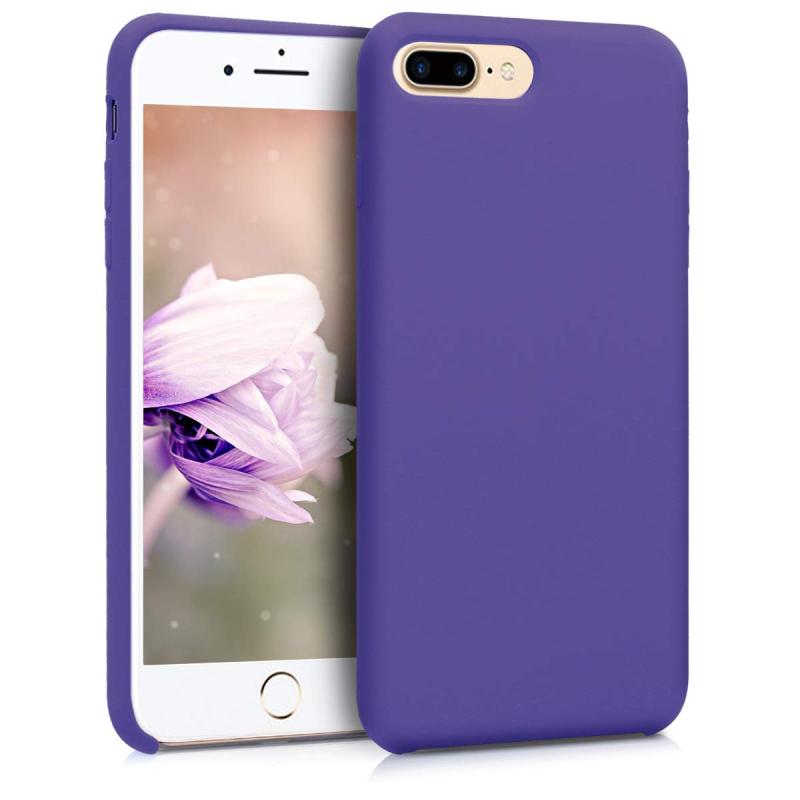 kwmobile スマホケース Apple iPhone 7 Plus/iPhone 8 Plus対応 ケース - TPU リキッド シリコン カバー - 耐衝撃 傷防止 サラサラ Caseぴったり: Apple iPhone 7 Plus...