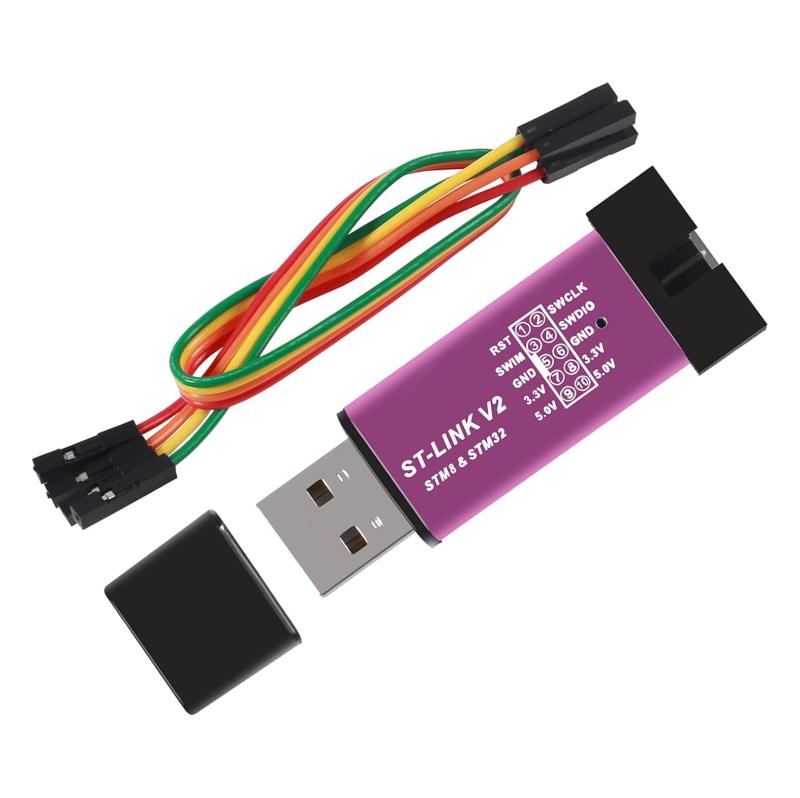 Hailege STM32F103C8T6 STM8 STM32 STM32 ST-Link V2エミュレータダウンローダープログラマー5Vの電力出力を増やすと、出力I / Oポート保護は、ST-LINKV2の損傷によって引き起こされる操作...