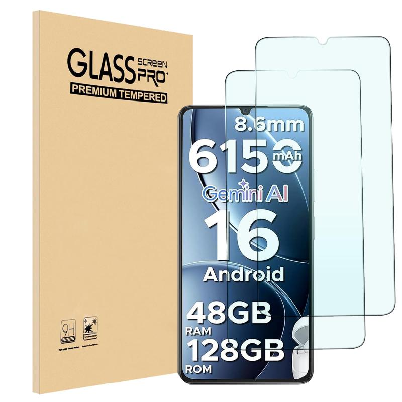 For DOOGEE Note58/59/58 Proガラスフィルム画面保護スマホ液晶フィルム9H硬度高透過クリア視野保護フィルム全画面密着透明シートDOOGEESmart Note58/Note58 Pro/59/Note59 Pro/N...