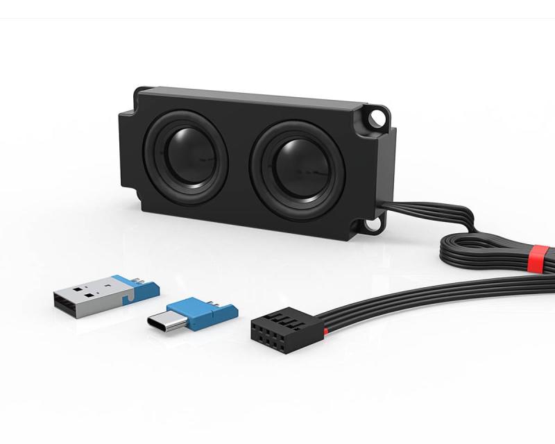 ElecGear 内蔵・外付けUSBコンピュータースピーカー、PCケースマザーボード用9ピンUSBコネクタ、WindowsデスクトップノートパソコンAndroidスマートフォンパッド用追加USBアダプタ[マザーボード内蔵USBソケット用US...