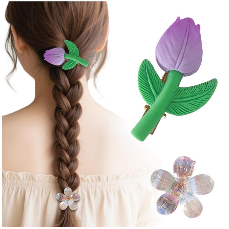 FASELE ヘアクリップ 刺繍 蝶 ヘアピン スリーピン 前髪留め バタフライ 森ガール 髪飾り 女性 子供 可愛い おしゃれ 誕生日 発表会 撮影用 結婚式 卒業式 入学式 パーティー 記念日 プレゼン❤「蝴蝶」春夏は蝴蝶が花々の間をひ...