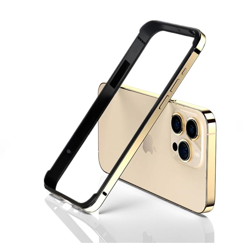 【YMXPY】iPhone14Pro 用 iPhone14ProMax 用 アルミバンパーケース メタル+シリコンフレーム 二重構造 レンズ保護 軽量 ストラップ穴 耐衝撃 サイドバンパー【アルミとシリコンの二重構造】衝撃に強いアルミ合金製...