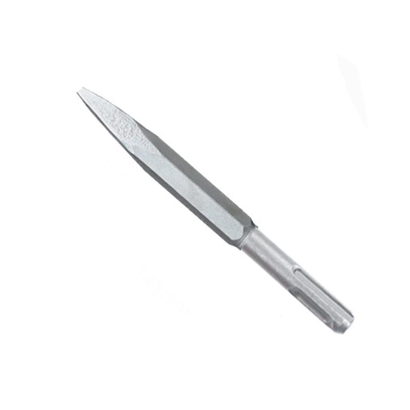 Spryaut SDS プラス コンクリート ポイントチゼル, 14x150mm 電動 ハンマー タガネ 工具, 切断 削りチゼル 石積みドリルビッ用クロムバナジウム鋼材料の使用、耐摩耗性、耐酸化性、耐食性、損傷を回避し、表面仕上げの靭性と...