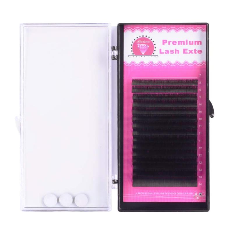 PLATINA LASH フラットまつげエクステ J C Dカール0.15太さ(カール指定)8-14mm MIX長さ 15列シートマツエク マットラッシュ