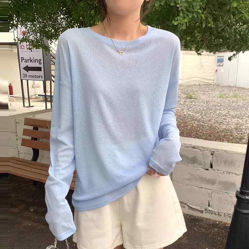 ・カテゴリ: Tシャツ・ネックライン: クルーネック・袖丈: 長袖・シルエット: ルーズフィット・着丈: 約50cm~65cm・袖の種類: レギュラースリーブ・デザイン: プルオーバー・柄: 無地・カラー展開: ブルー、イエロー、ホワイト、...