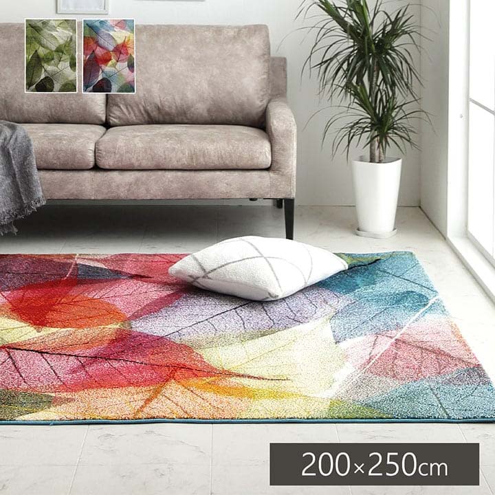 サイズ展開80×140cm133×190cm160×230cm200×250cmサイズ(約)200×250cmカラーマルチ/グリーン組成表地=ポリプロピレン100％原産国トルコ製洗濯表示洗えない商品説明■複数の織り糸を使用し組み合わせること...